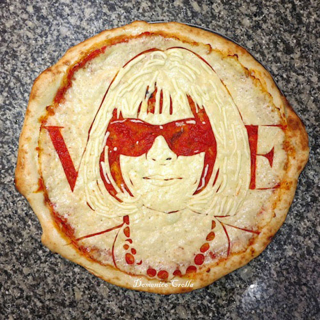 食物藝術家Domenico Crolla的名人肖像Pizza - A Day Magazine