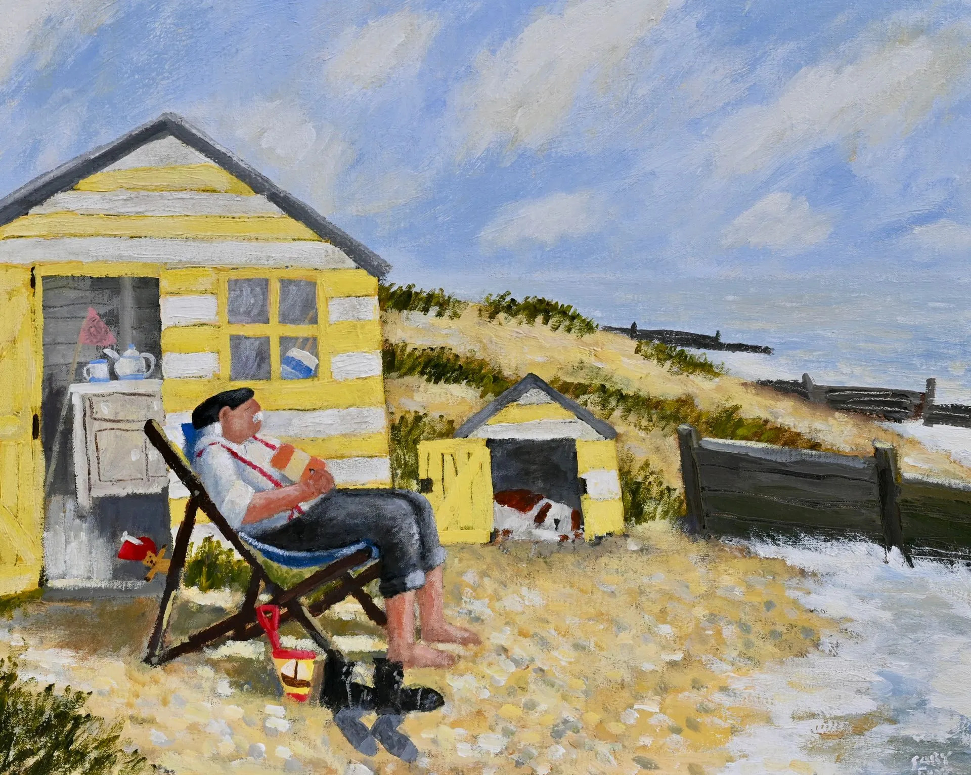 世上最紅的「老人與狗」拍檔，英國藝術家 Gary Bunt 療癒了無數人，突然離世讓人不捨 - A Day Magazine